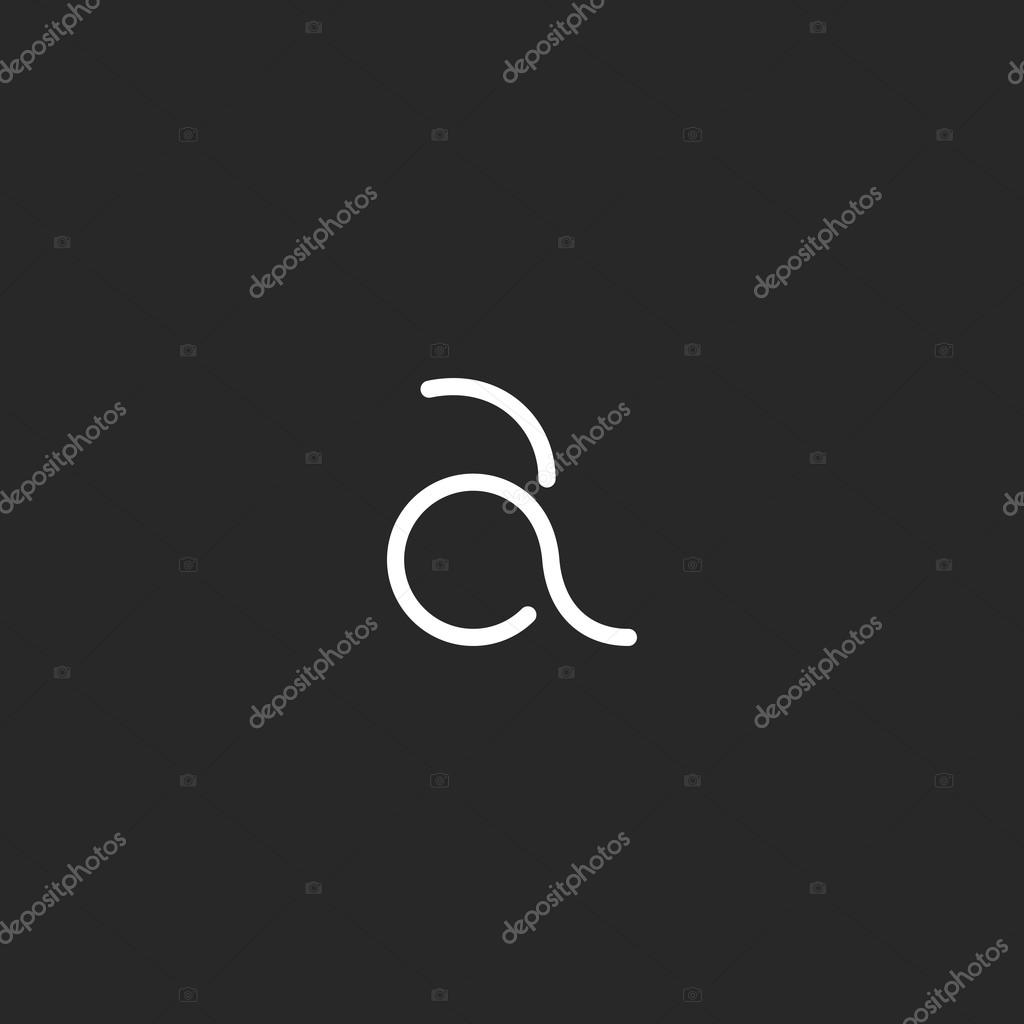 Logo small first letter Stock Vector Image by ©UASUMY #87261866