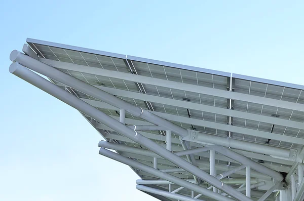 Roofing design use green energy solar plates - Stock Image - Everypixel