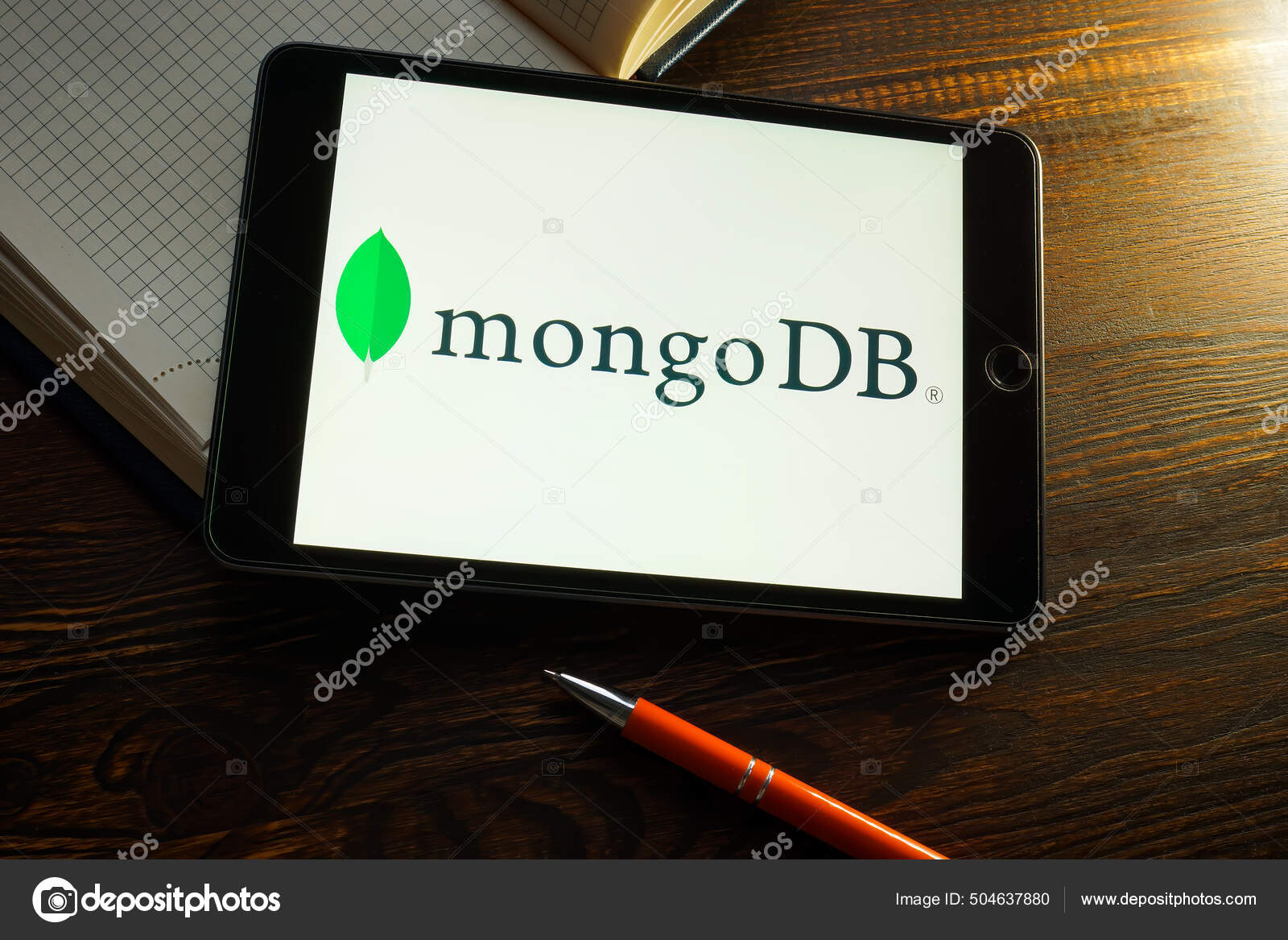 Kyiv Ukraine August 2021 Tablet Mongodb Atlas Database Logo — Stock ... Kyiv Ukraine August 2021 Tablet Mongodb Atlas Database Logo — Stock ...