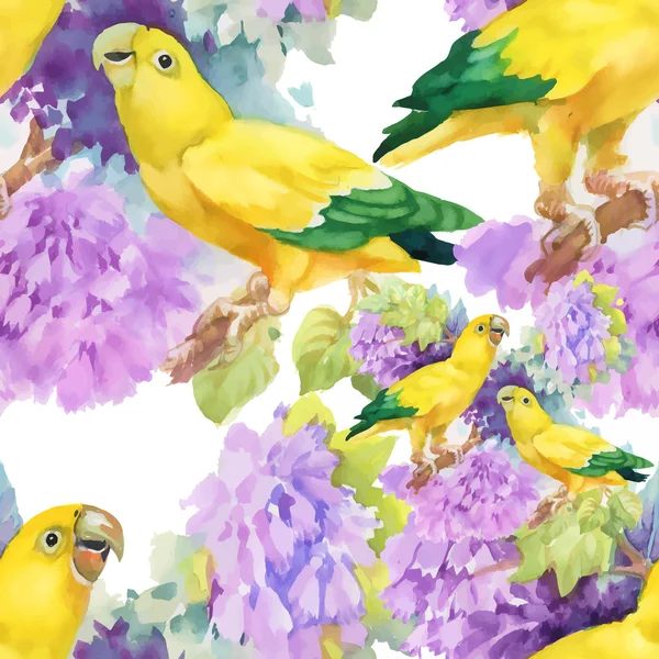 Endless pattern with birds Stock Vector Image by ©Kostan-PROFF #122101164