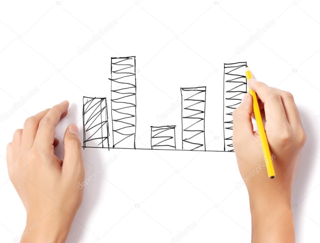 Drawing a chart — Stock Photo © aeydenphumi #60508007