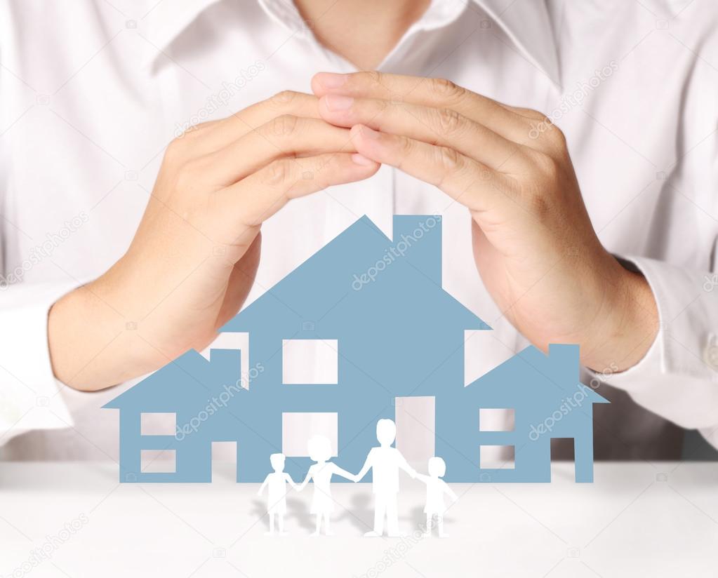 Holding house representing home ownership — Stock Photo © aeydenphumi ...