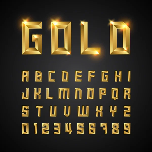 Alphabetic fonts and numbers — Stock Vector © wimstock #120949488