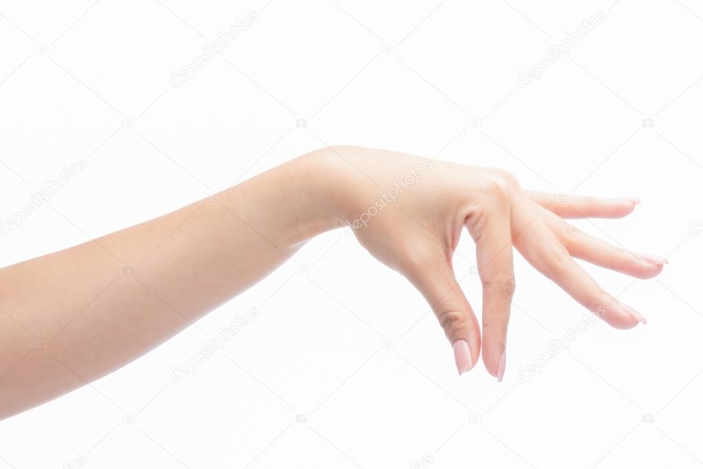 Woman hand holding object — Stock Photo © aha_x #107537974