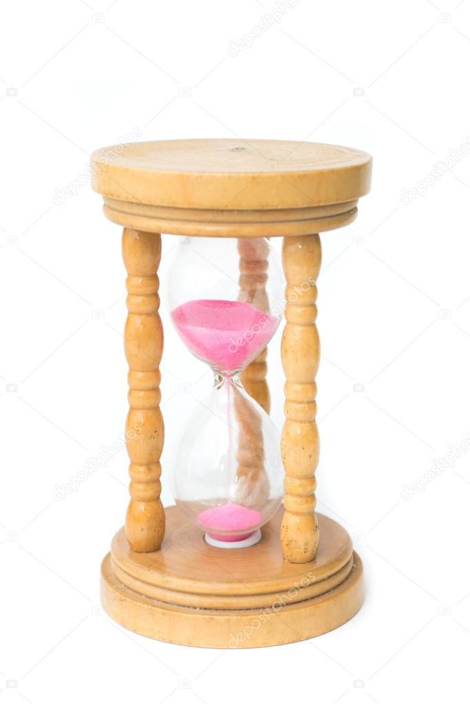 Sandglass on white background Stock Photo by ©artwatcharapong 60347373