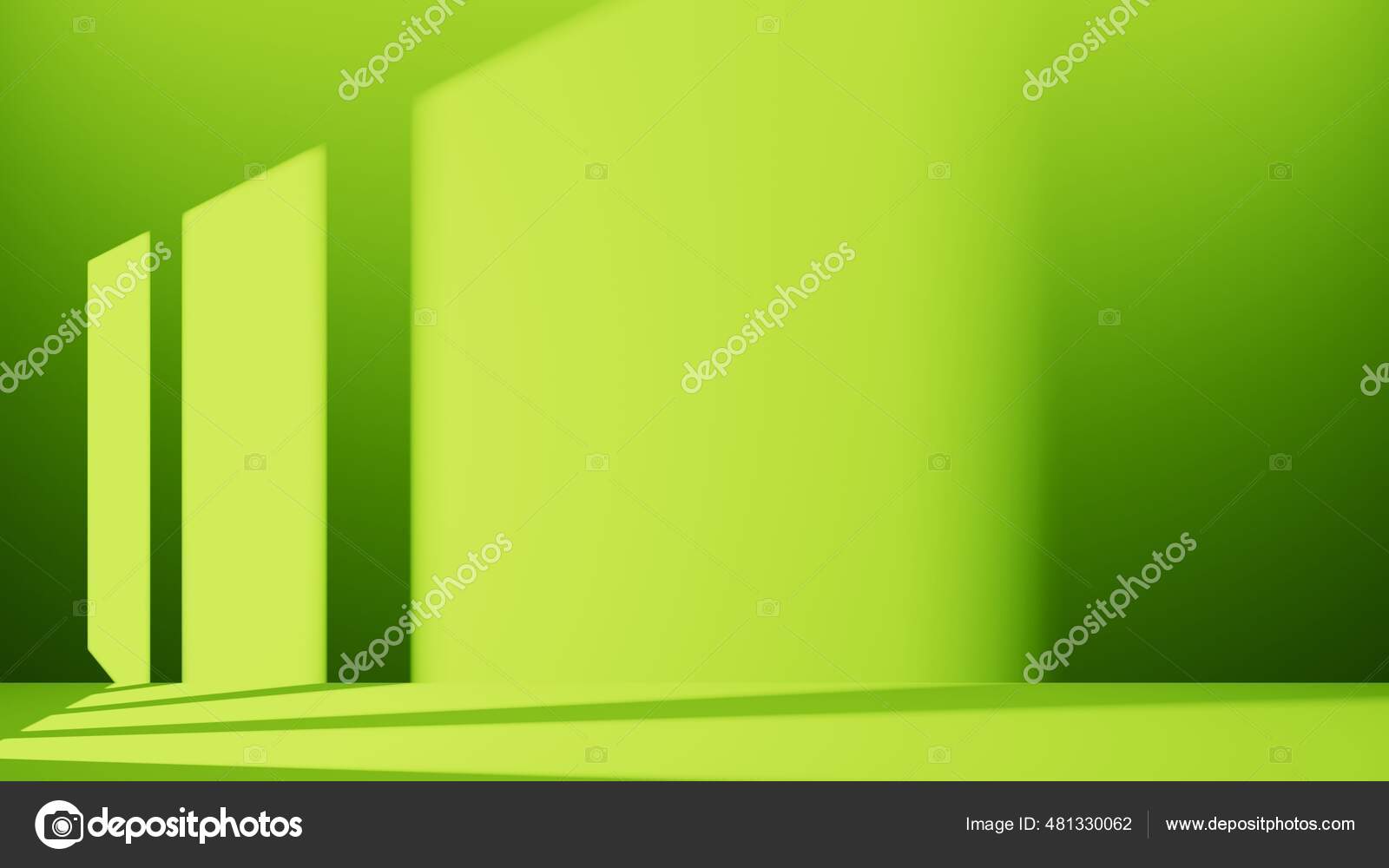 Illustration Green Scene Window Light — Stock Photo © wowomnom #481330062