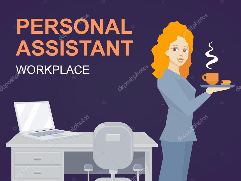 Woman personal assistant Stock Vector Image by ©wowomnom #52423919