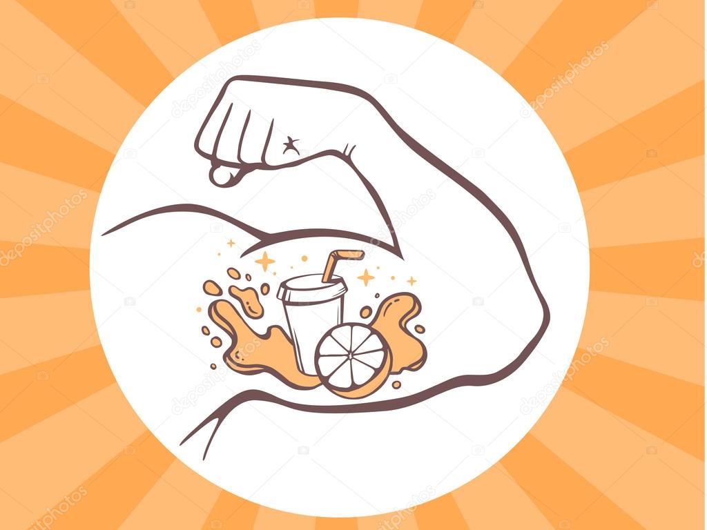 Strong man hand Stock Vector Image by ©wowomnom #58342843