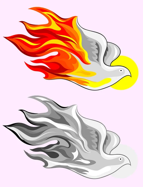 Holy spirit Fire Logo Stock Vector Image by ©sumbajimartinus #82549760