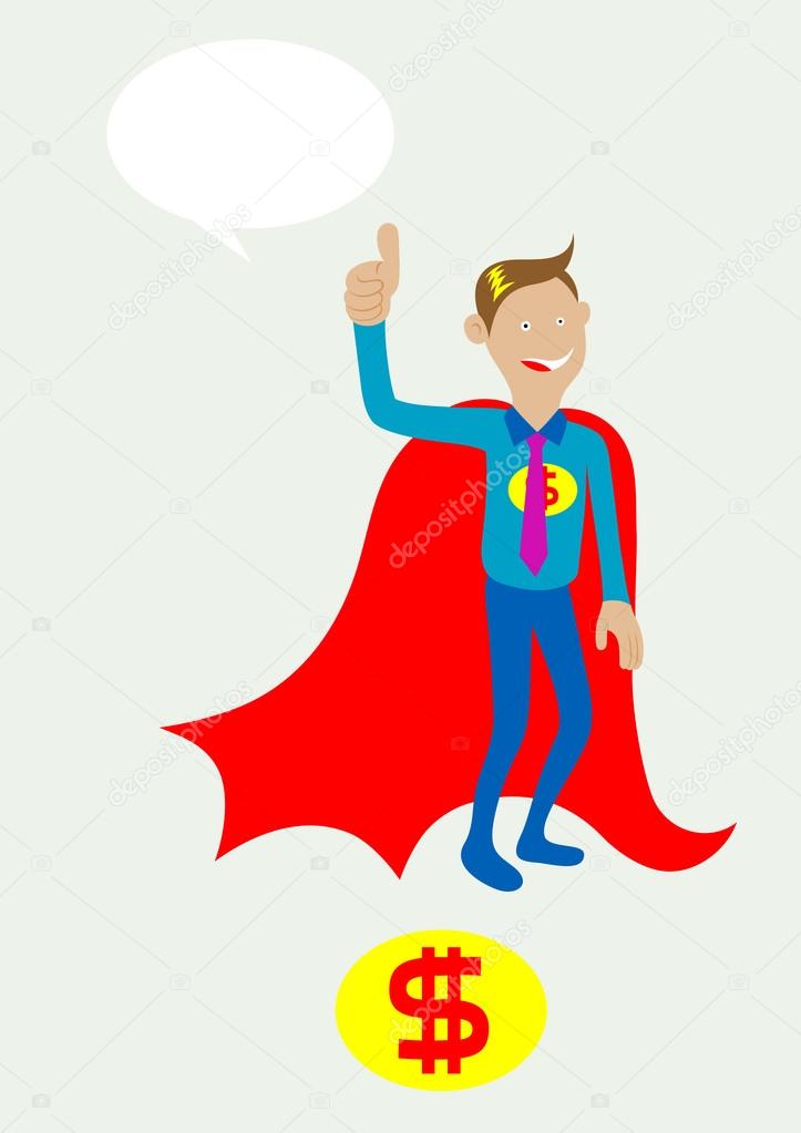 Super hero business cartoon Stock Vector Image by ©sumbajimartinus ...