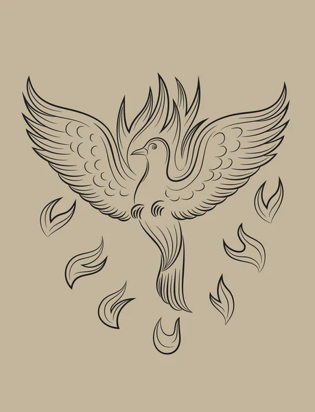 Holy Spirit Bird Tattoo