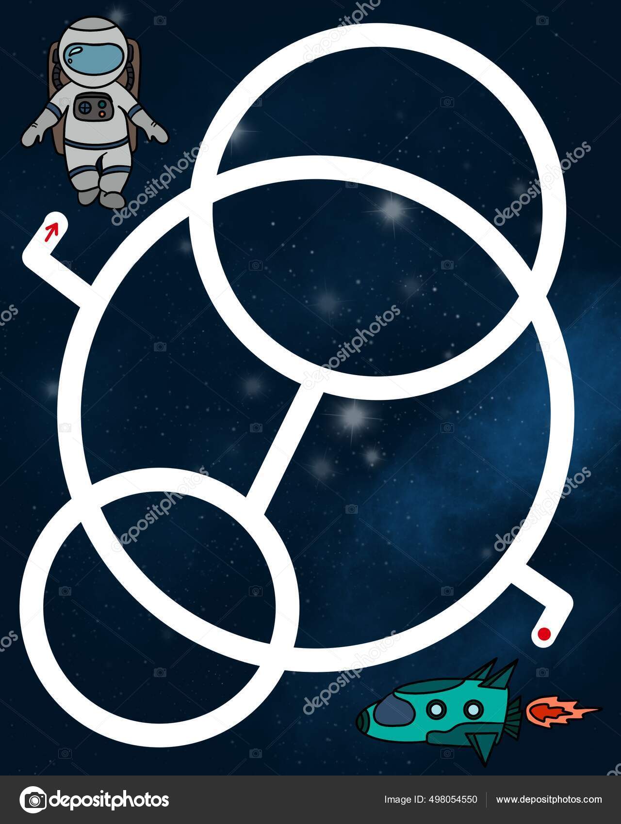 Funny Maze Labyrinth Kids Logical Game Stock Illustration by ...