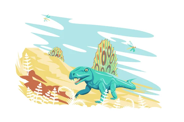 Dimetrodon Vector Art Stock Images | Depositphotos