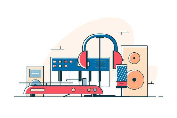 10,168,525 Radio studio design Vector Images | Depositphotos