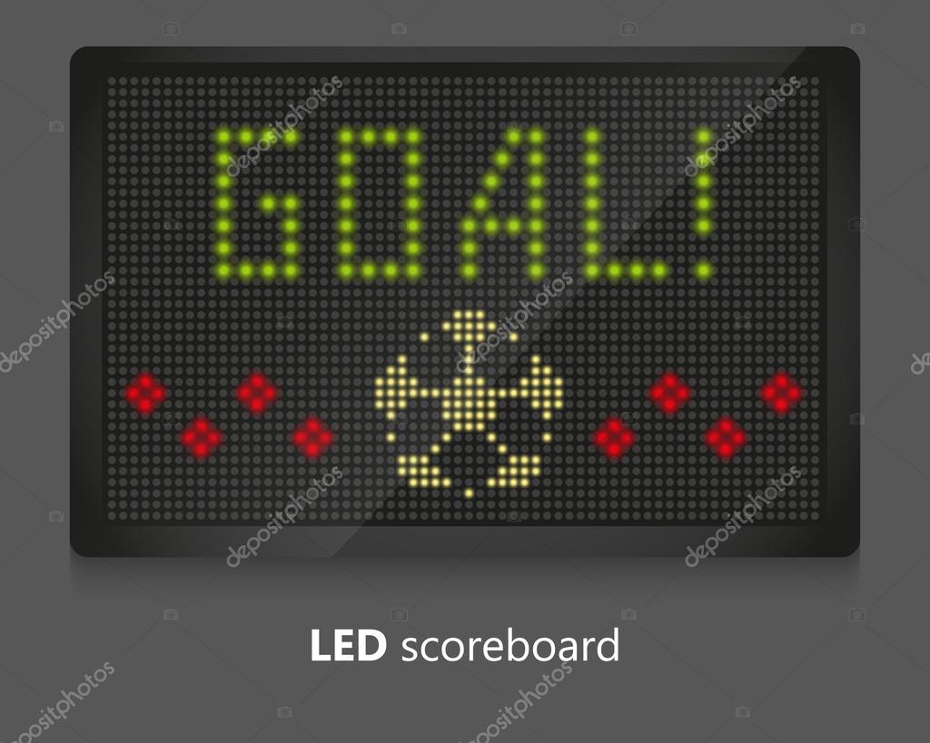 LED scoreboard Stock Vector Image by ©Julia_Tim #61519163