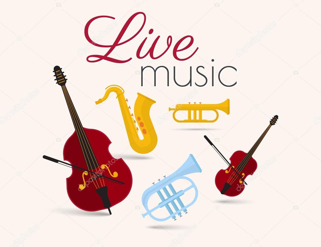 Live music Stock Vector Image by ©Julia_Tim #75325923