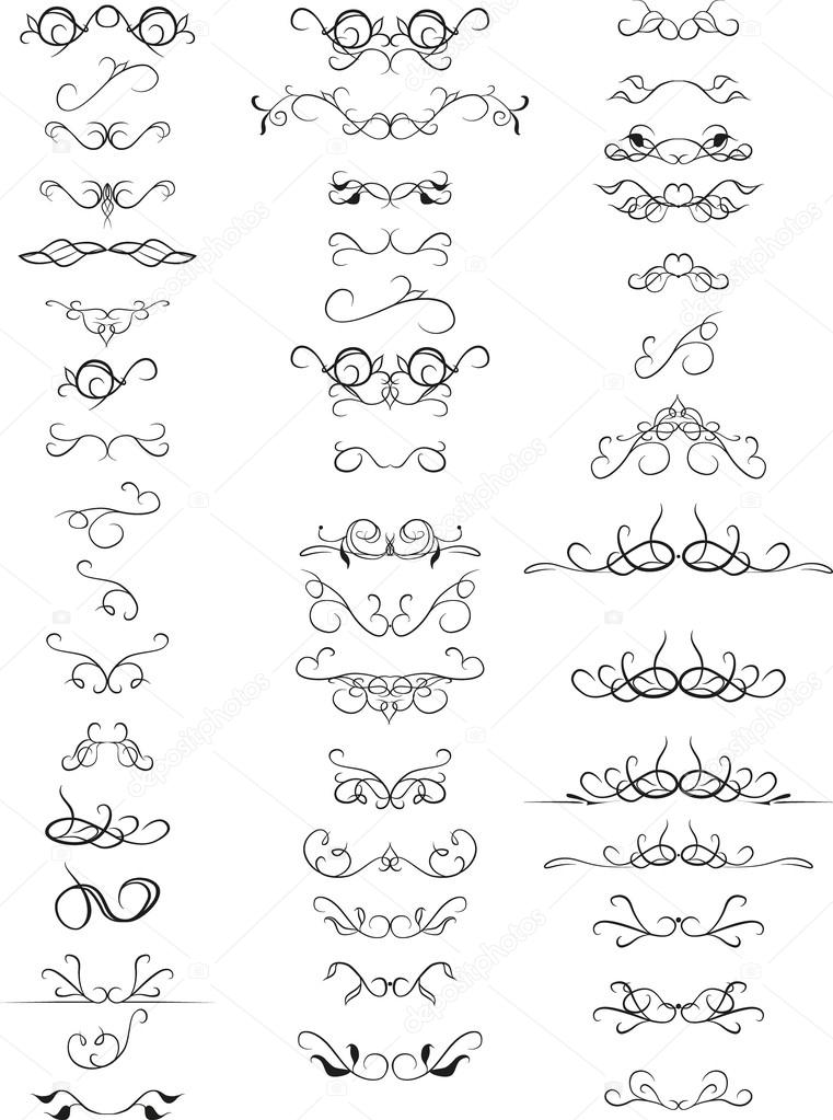 Text dividers design elements set Stock Vector Image by ©Hipatia #101758132 Text dividers design elements set Stock Vector Image by ©Hipatia #101758132