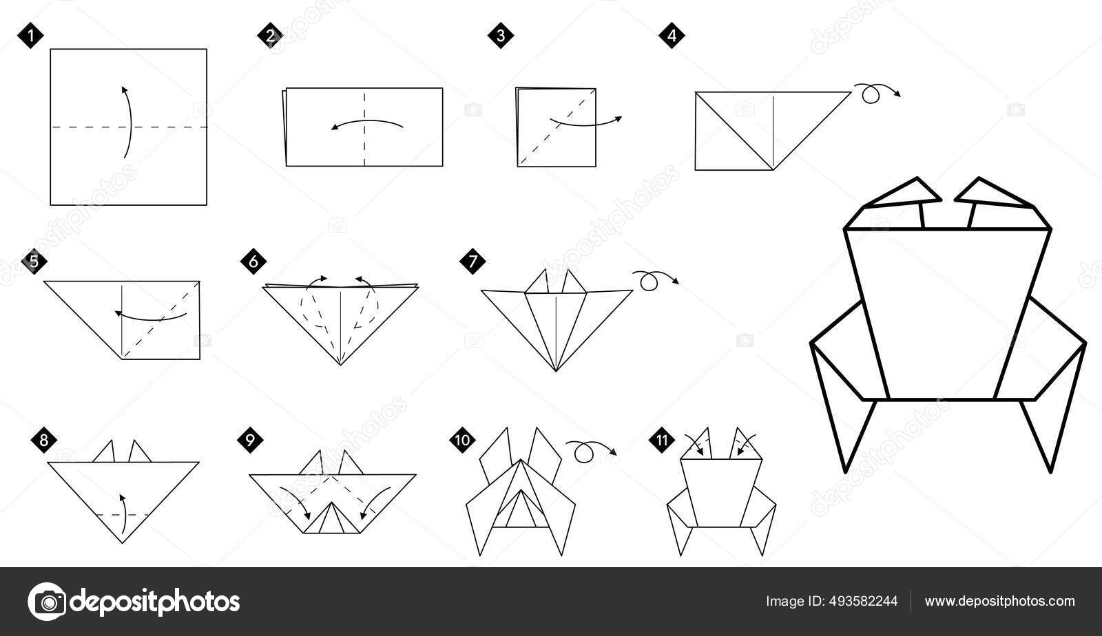 Origami Blouse Pleated