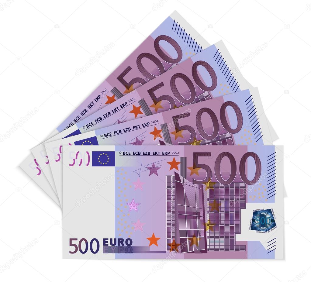 500 Euro bills Stock Vector Image by ©AnnaGarmatiy #107023402