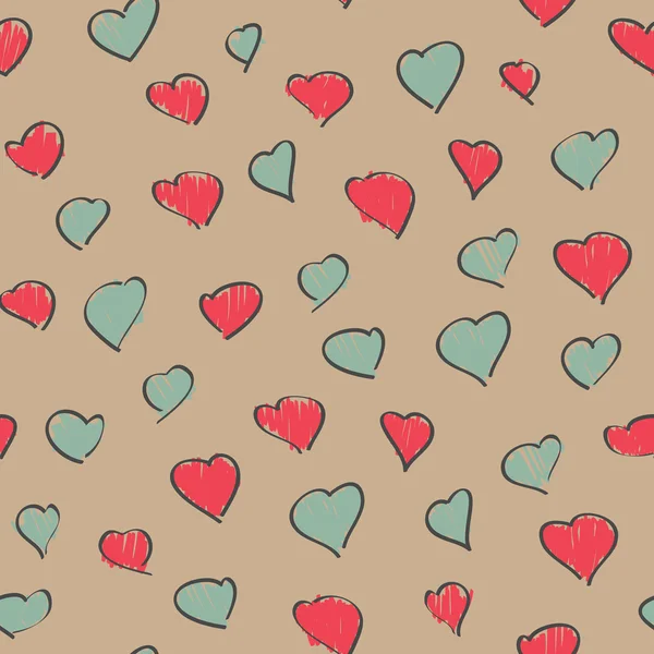 Seamless heart background Stock Vector Image by ©kristala #38109073