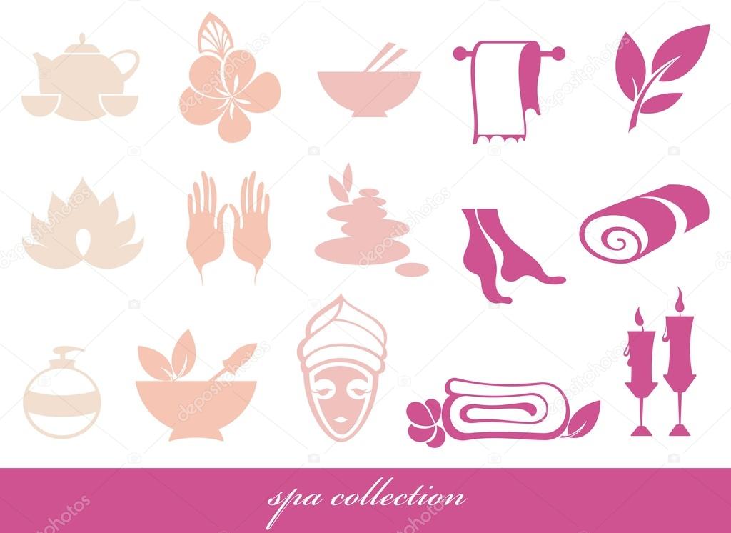 Spa icons set Stock Vector Image by ©Ksyshakiss #115818250