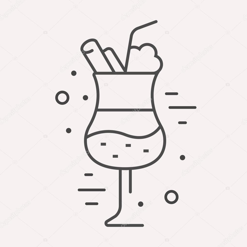 Line Logo Food or Drink Stock Vector by ©andrei45454 117380324