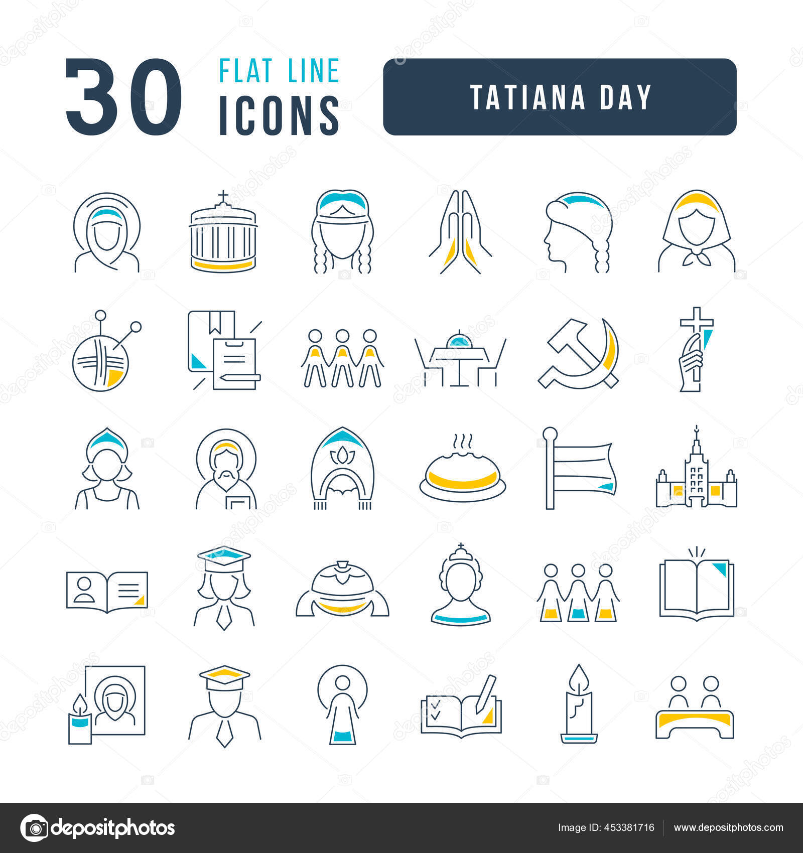 Tatiana Day Collection Perfectly Thin Icons Web Design App Most Stock ...