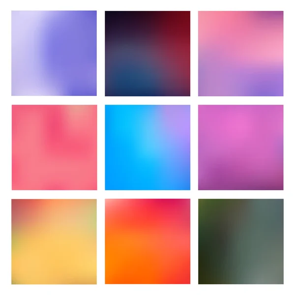Set Blurred Backgrounds Stock Vector Image by ©andrei45454 #74997131