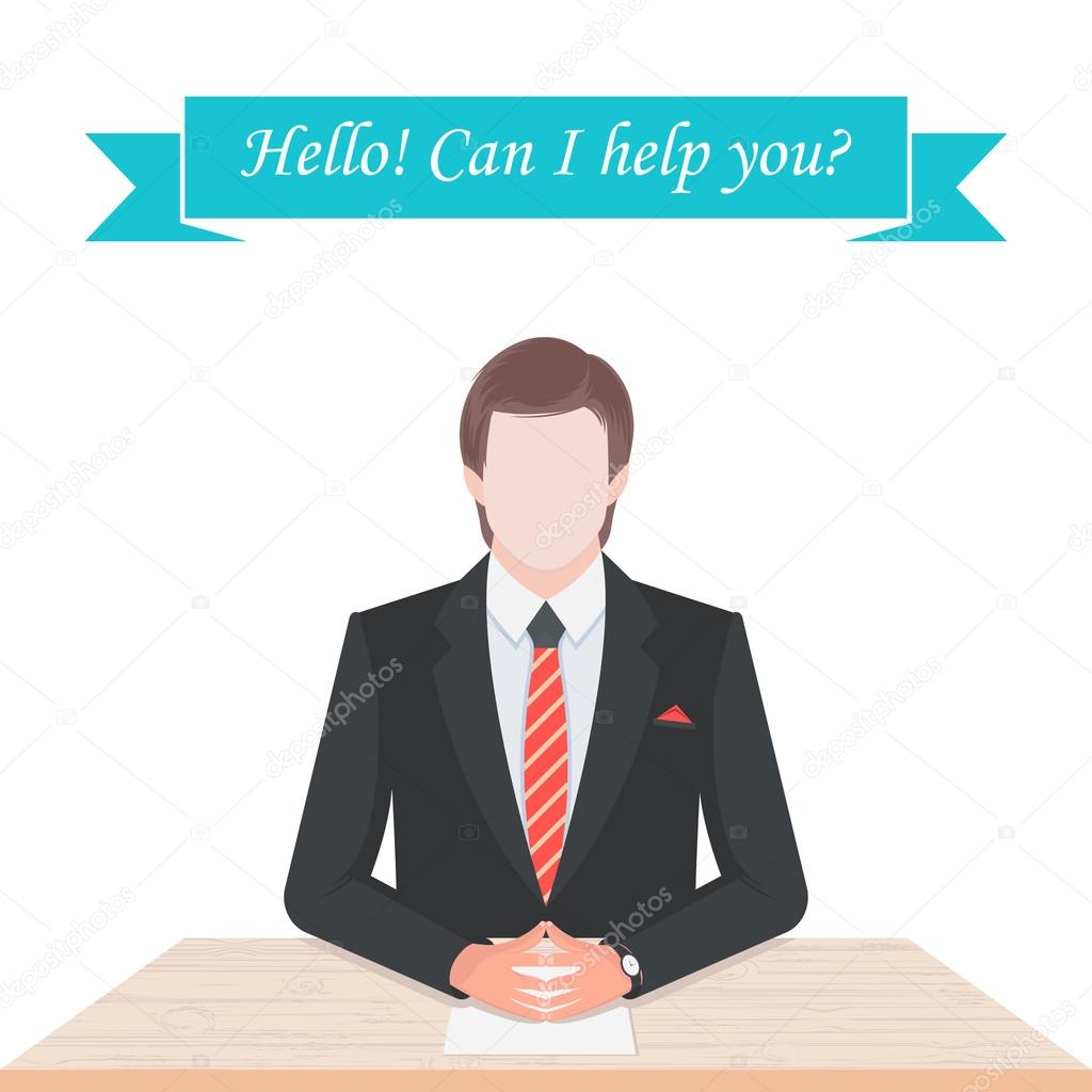 Vector Illustration of Manager Stock Vector Image by ©andrei45454 #74997817