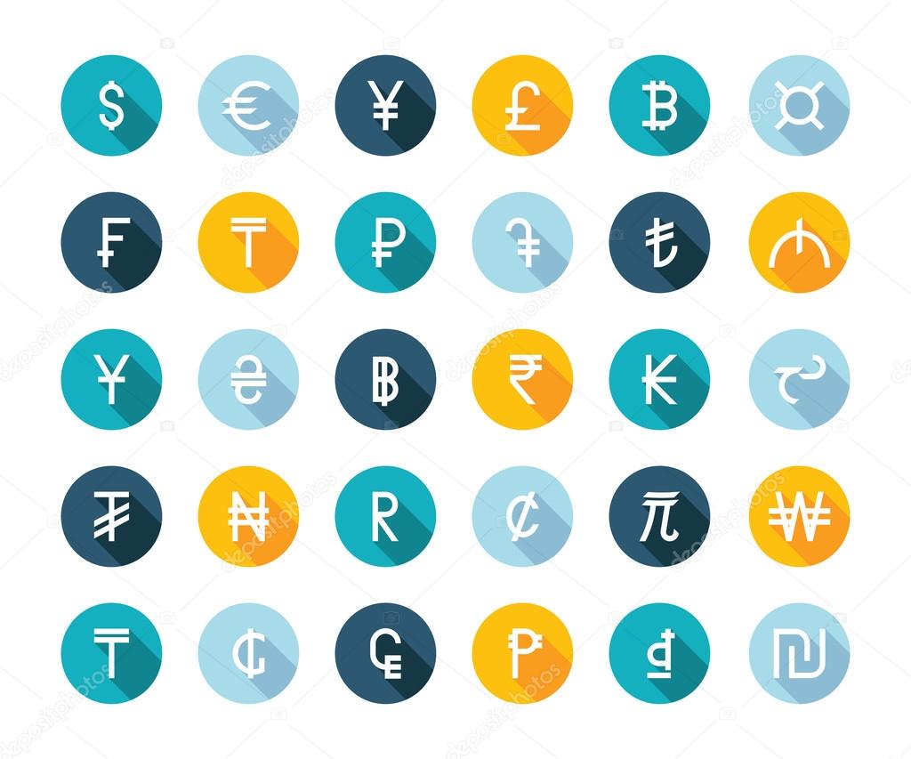 Vector Set Currency Symbols — Stock Vector © andrei45454 #95329816 Vector Set Currency Symbols — Stock Vector © andrei45454 #95329816