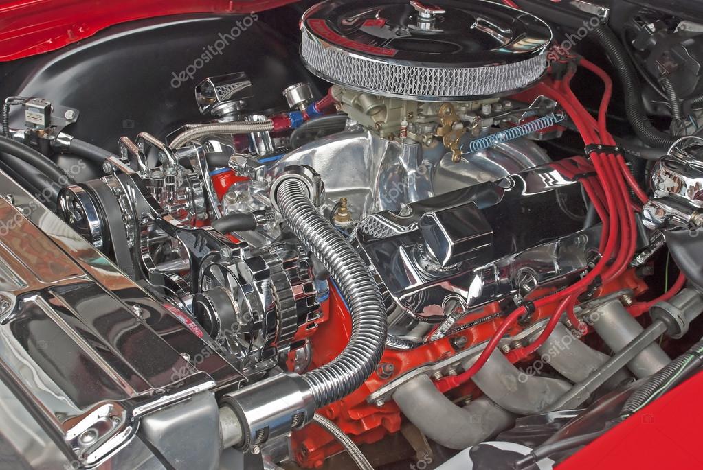 V8 Engine Bay