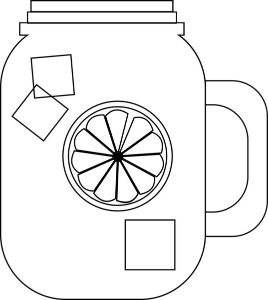 Lemonade Pitcher Coloring Page