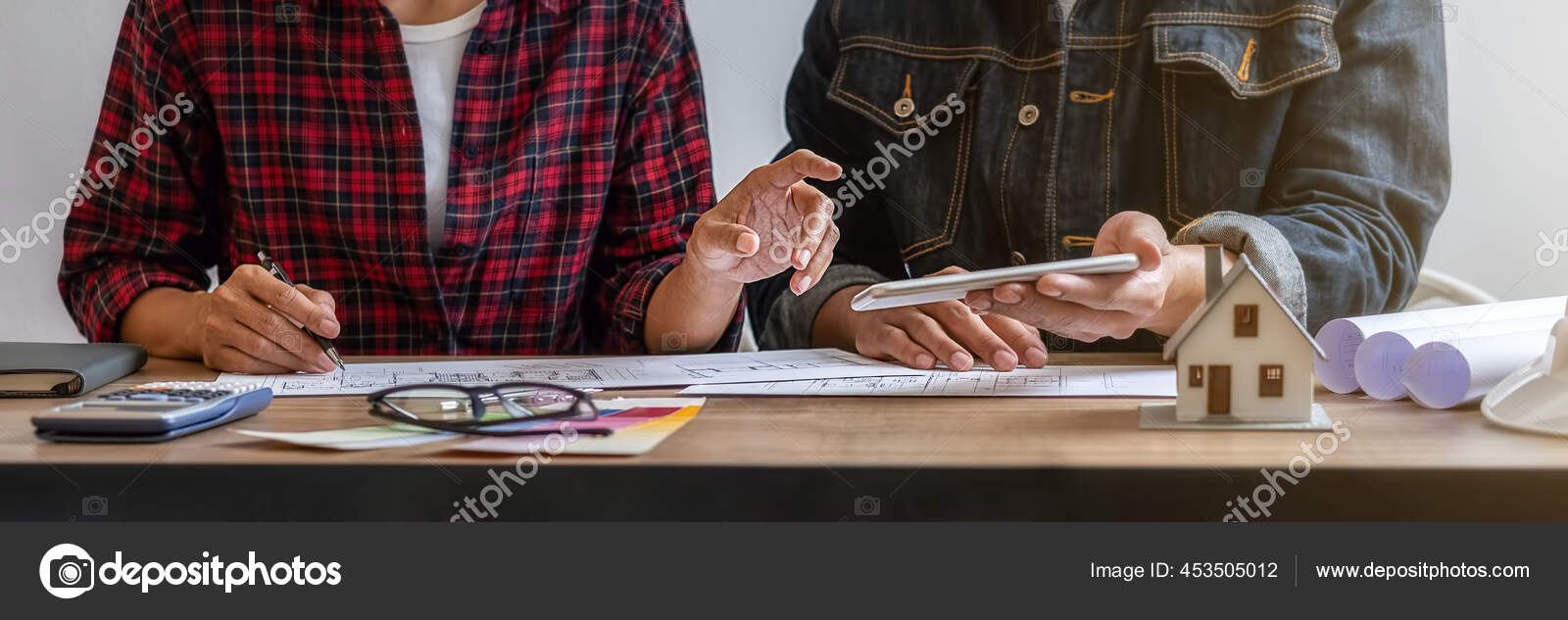 Interior Designer Architect Choosing Color Color Swatch Samples Chart ...