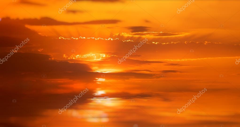 Sunset sky Panorama Stock Photo by ©Baranov_Evgenii 122565638