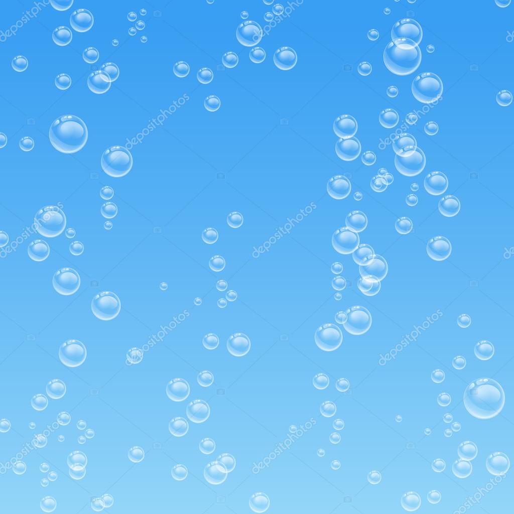 Water bubbles background Stock Vector by ©sonia_eps 100350950