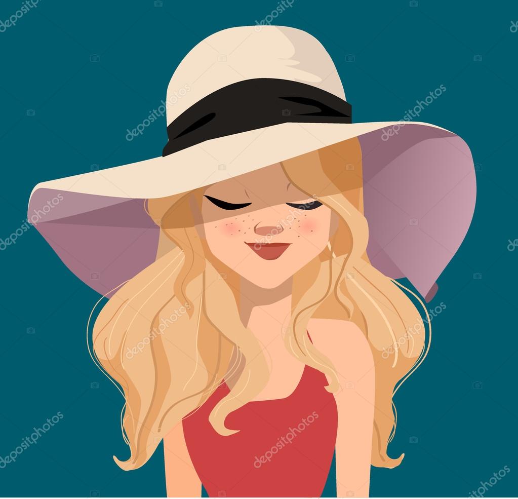 Pretty girl Stock Vector Image by ©mbaldenkova #70556263