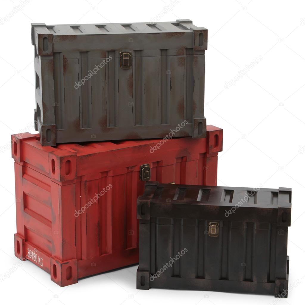 Three freight containers Stock Photo by ©Nyvlt_art 84504878