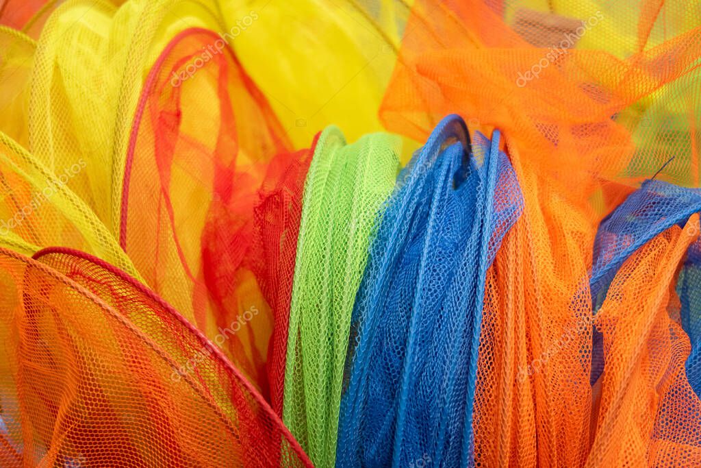 Redes multicolores brillantes de las redes de mariposa de los niños del ...