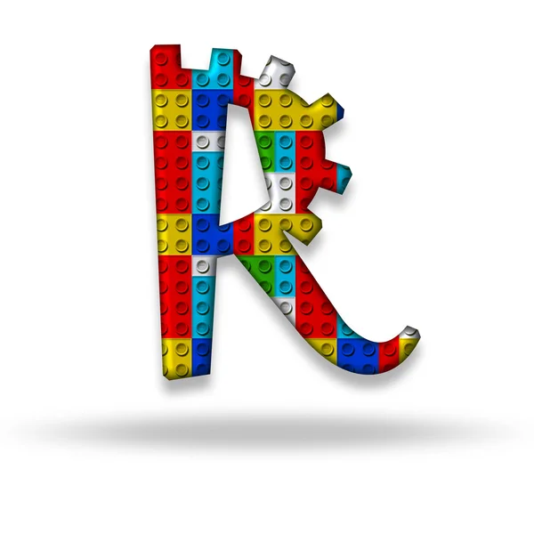 Vector font made from letters of the alphabet — Stock Vector © orson ...