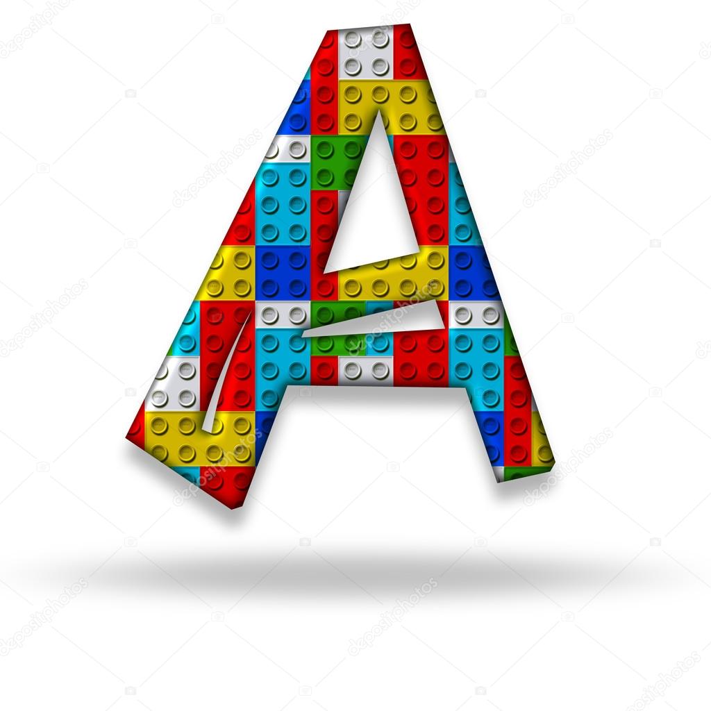 Letter A block designer Stock Photo by ©ryabuha_nazar 69837519