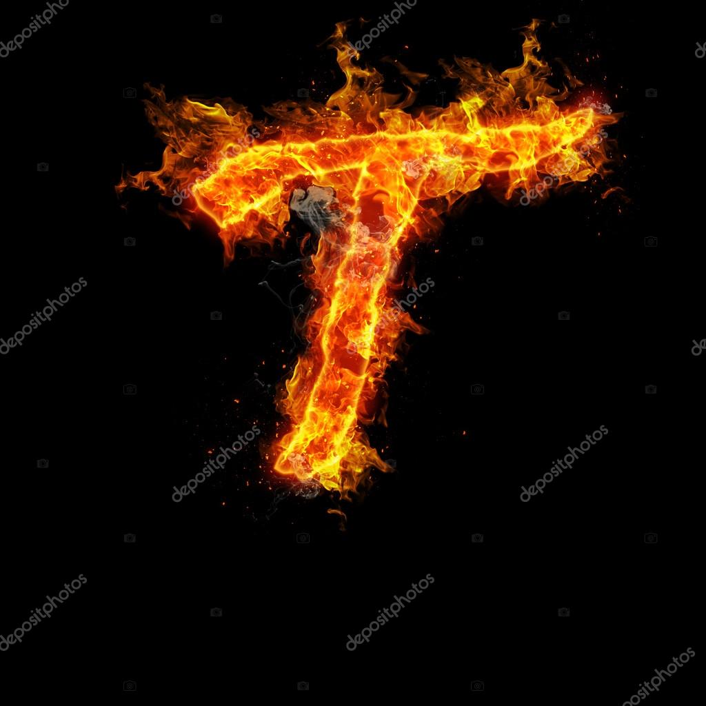Fire Letter T