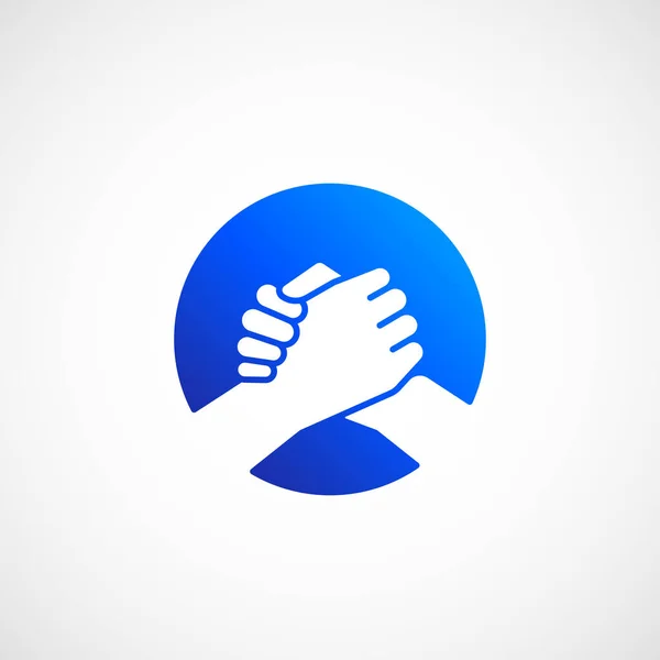 Hand shake logo Vector Images | Depositphotos