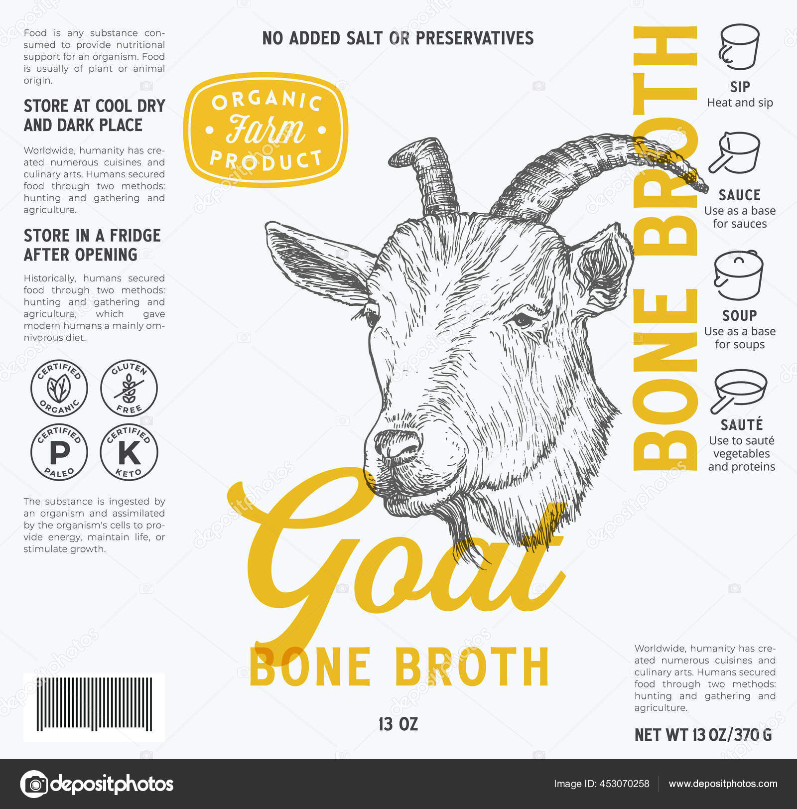 Food Packaging Design Layout