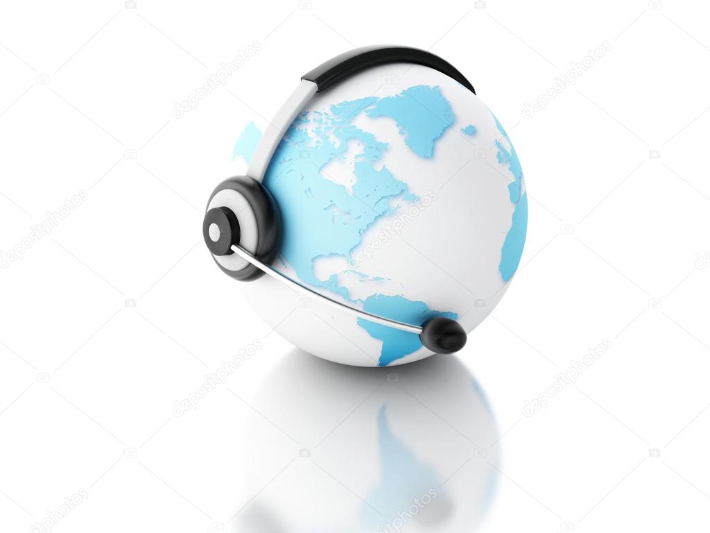 Earth globe. global communication concept Stock Photo by ©nicomenijes ...