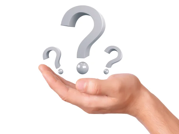 Hand holding question mark Stock Photo by ©peshkova 27832989
