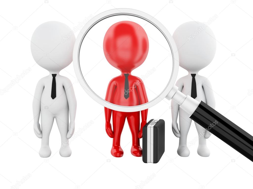 3d magnifier searching people or employee. — Stock Photo © nicomenijes ... 3d magnifier searching people or employee. — Stock Photo © nicomenijes ...