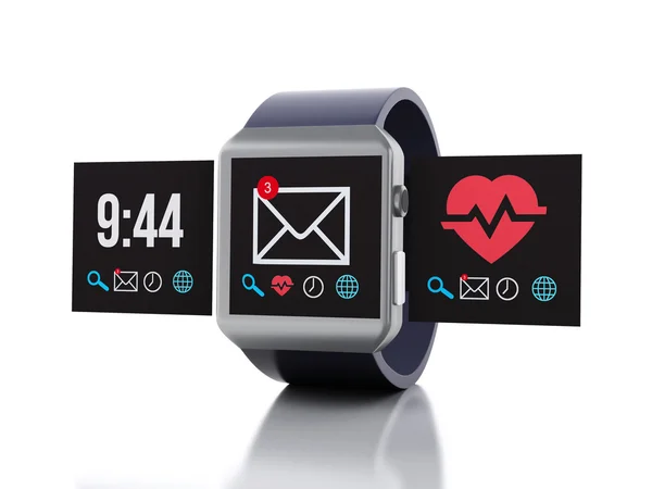 Concept of smart watch technology Stock Photos, Royalty Free Concept of ...