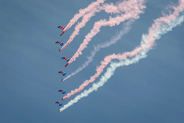 Jet aircraft display team Stock Photos, Royalty Free Jet aircraft ...