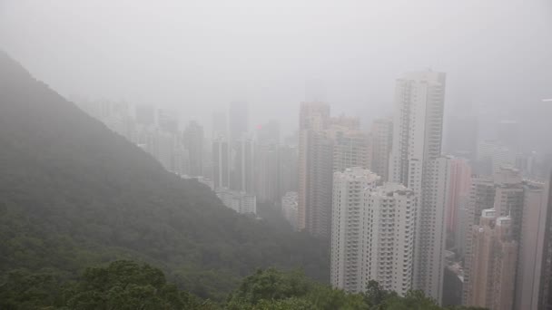 Heavy mist on Hong Kong — Stock Video © 2p2play26 #100491894