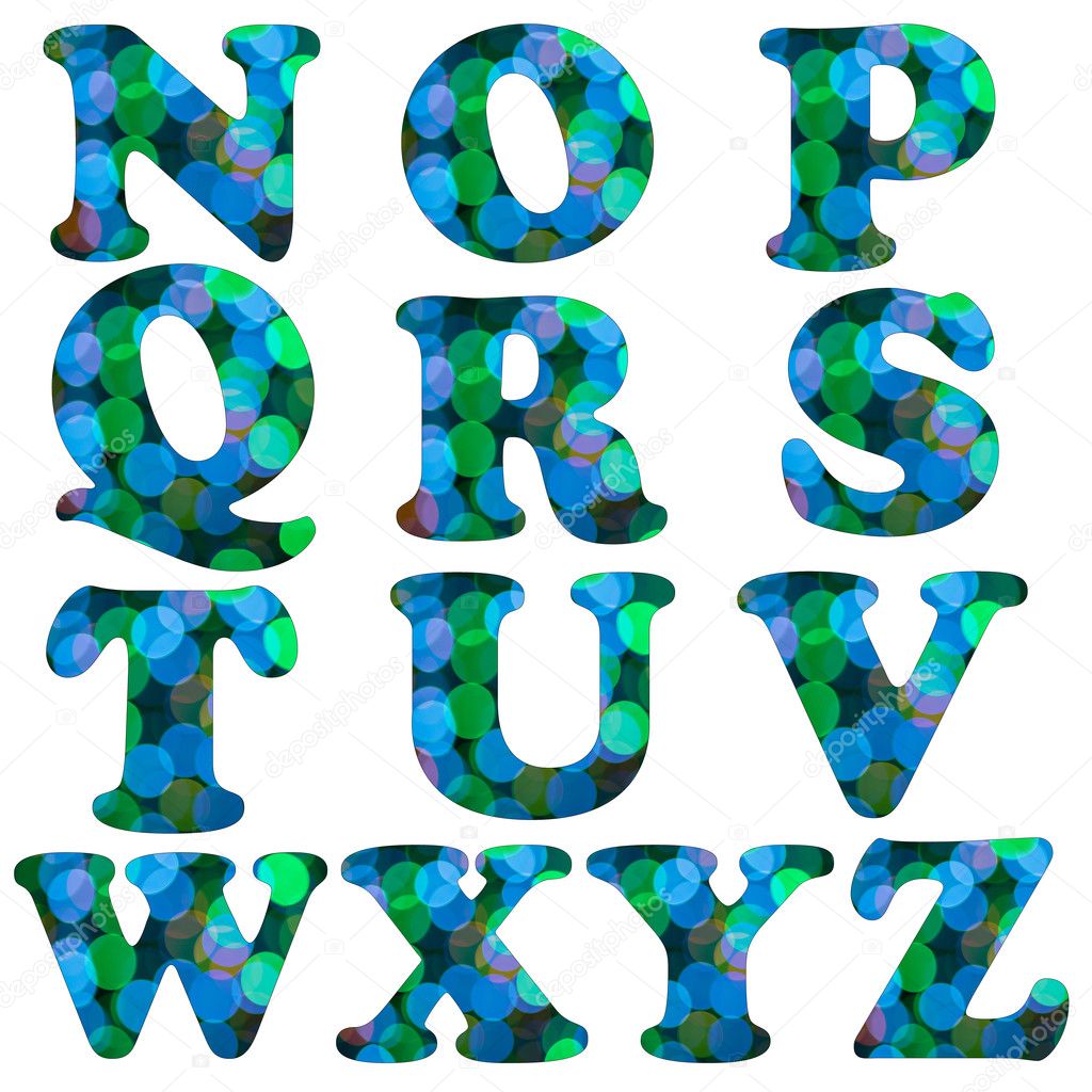 Bokeh Alphabet — Stock Photo © hatchapong #57862651